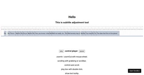 React Timeline Editor Examples Codesandbox