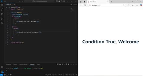 Himabindu N On Linkedin 10000coders Reactjs Conditionalrendering Components Functions