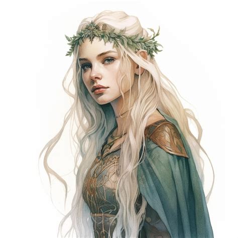 Premium Photo A Close Up Of A Woman With Long Blonde Hair Wearing A