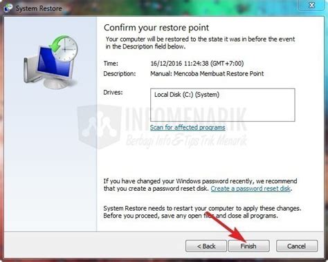 Cara Restore Windows 7 8 Dan 10 Ke Tanggal Sebelumnya Info Menarik
