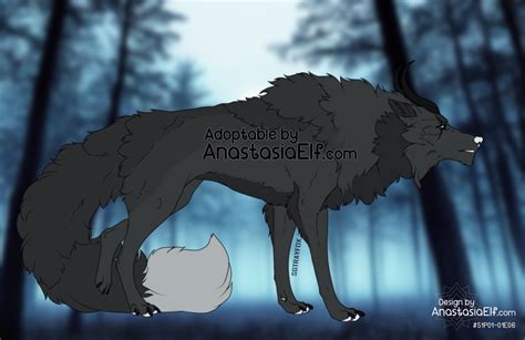 Closed Wolf Adoptable By Anastasiaelf On Deviantart