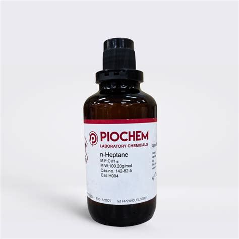 N Heptane 500 Ml Piochem Store