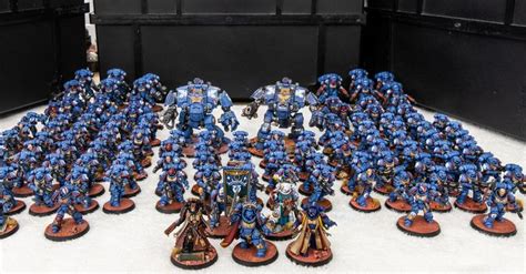 Fully Painted Third Company Of Ultramarines Warhammer40k Warhammer
