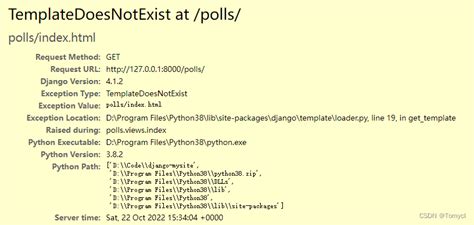 Django报错解决:templatedoesnotexist At Polls Csdn博客 Django报错解决:templatedoesnotexist At Polls Csdn博客