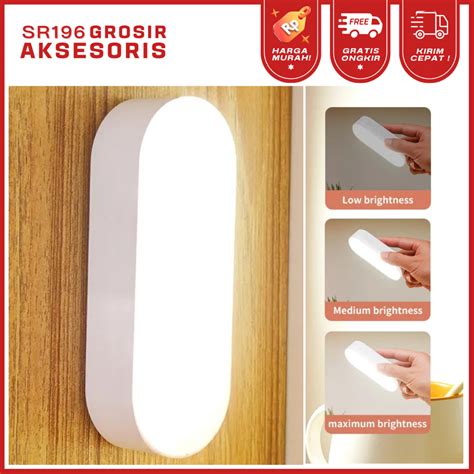 Jual Lampu Belajar LED Tempel Meja Lampu Tidur Smart Lamp Lampu Baca Rechargable USB