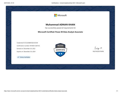 Adnan K On Linkedin Powerbi Dataanalyst Pl300 Microsoftcertified