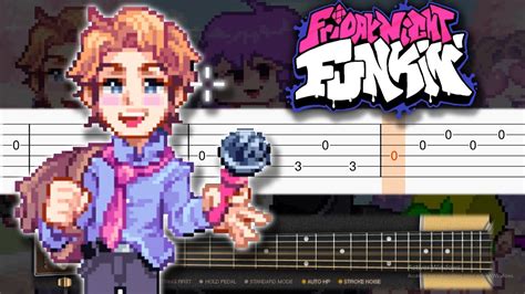 Senpai Friday Night Funkin Guitar Tutorial Acordes Chordify