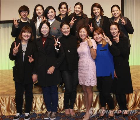 한 일 여자골프대항전 필승 다짐하는 한국 선수들 연합뉴스