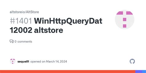 winquerydataavailable 12002 altstore · issue 1401 · altstoreio
