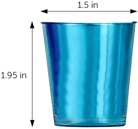 Decorrack 1 Oz Shot Glasses Hard Clear Plastic Shot Cups 80 Pack
