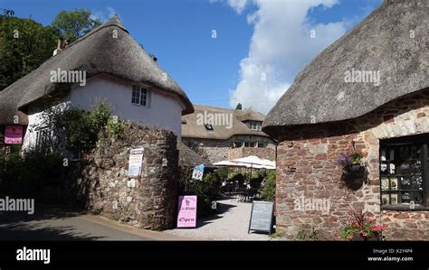 Cockington Village Torquay Devon England High Resolution Stock