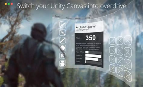 【更新】unity插件 曲线界面系统 Curved Ui Vr Ready Solution To Bend Warp Your Canvas Cgalpha