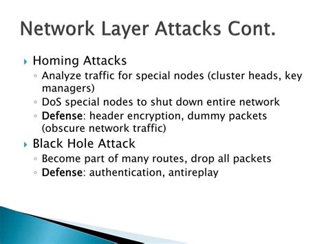 Ppt Attacks And Defenses Of Wireless Sensor Networks Powerpoint