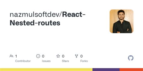 Github Nazmulsoftdev React Nested Routes