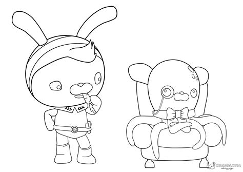 Octonauts Tweak Coloring Pages