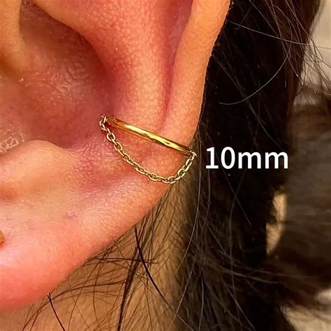 Conch Piercing Double Ring
