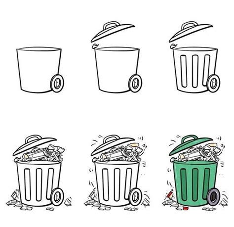 一堆垃圾简笔画怎么画简单（汇总10张） 简笔画图片大全