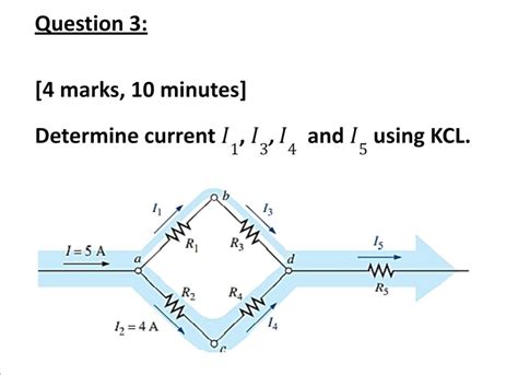 Solved Determine Current I1 I3 I4 And I5 Using KCL Chegg Com