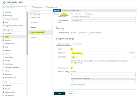 How To Use Application Insights App Insights With Apim Carl De Souza