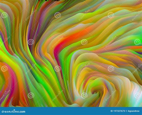 Visualization Of Organic Forces Stock Illustration Illustration Of Swirl Rendering 197327673