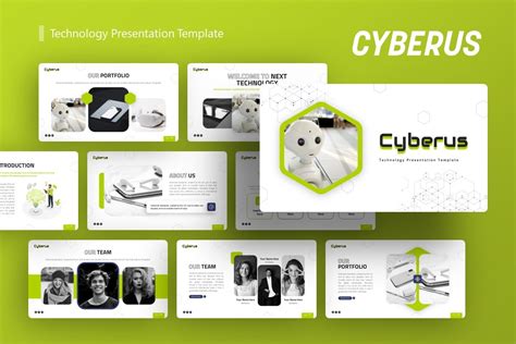 Technology Presentation Cyberus Graphic By Slidethrive · Creative Fabrica