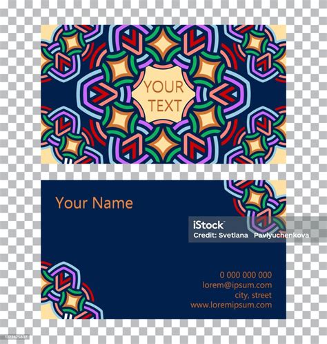 벡터 템플릿 격리 명함 3d 볼륨 볼록 엠보싱 기하학적 세련된 민족 패턴 0명에 대한 스톡 벡터 아트 및 기타 이미지 0명 디자인 명함 Istock