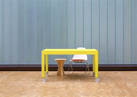 Giant Tables Form Workspaces At Central Saint Martins