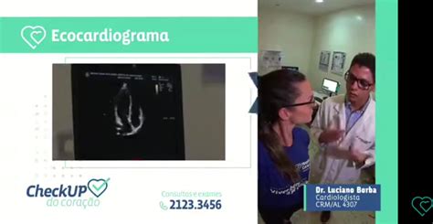 Young Woman Test Her Heart By Echocardiogram