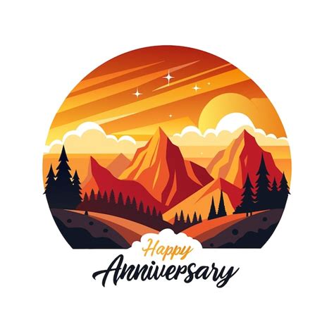 생일 축하 터 일러스트레이션 프리미엄 벡터