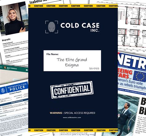 Play One Of Our Unsolved Case Files Online Today Cold Case Inc