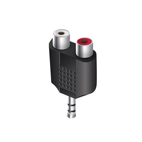 Buy 35mm Stereo Audio To 2 X Rca Stereo Adapter 1 Male To 2