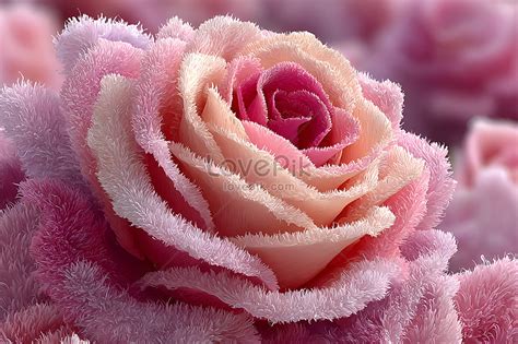 부드러운 핑크 장미