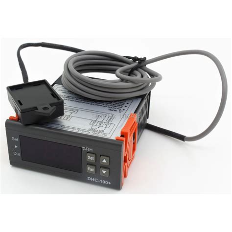 Dhc 100 디지털 습도 컨트롤러 2m 센서 220vac 습도 조절기 미터 Ac 220v 110v Ac Dc 24v 12v