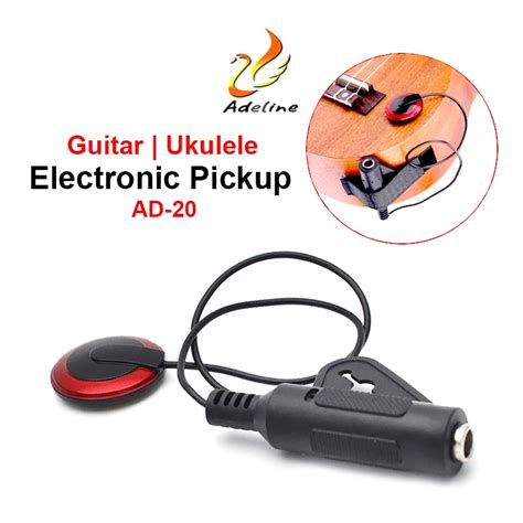 Adeline Ad 20 Electronic Pickup Transducer Acoustic Ukulele Gitar