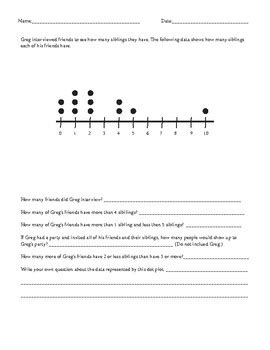Data Representation Frequency Tables Dot Plots Stem And Leaf Plots