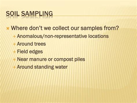 PPT Soil Sampling PowerPoint Presentation Free Download ID