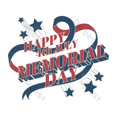 Cartoon Banner Memorial Day Png Images Psd Free Download Pikbest