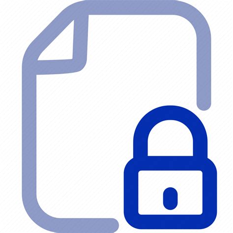 File Lock Icon Download On Iconfinder On Iconfinder