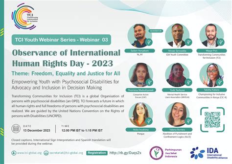 Observance Of International Human Rights Day Theme Freedom Equality