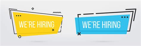 창조적 인 벡터 일러스트 레이 션 우리 고용우리의 팀 텍스트 배너 투명 한 배경에 고립에 가입 아트 디자인 비즈니스 모집 템플릿입니다 추상 개념 직무 공석 광고 구인 중에