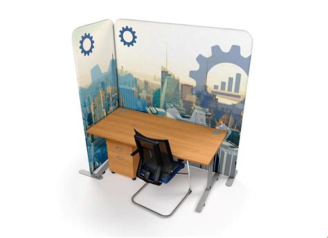 Free Standing Office Partitions Printed Dividers Uk