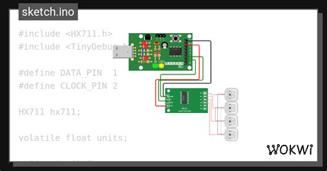 Load Cell Wokwi Esp32 Stm32 Arduino Simulator