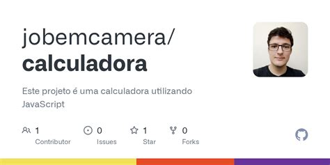 Github Jobemcameracalculadora Este Projeto é Uma Calculadora Utilizando Javascript