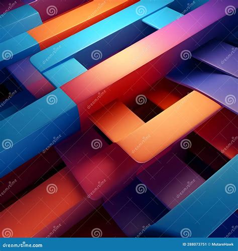 Colorful 3d Cubes As Abstract Background Wallpaper Stock Vector Illustration Of Pattern