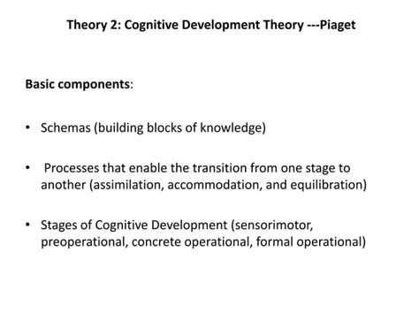 Social Constructivism Cognitive Development Theory PPTX