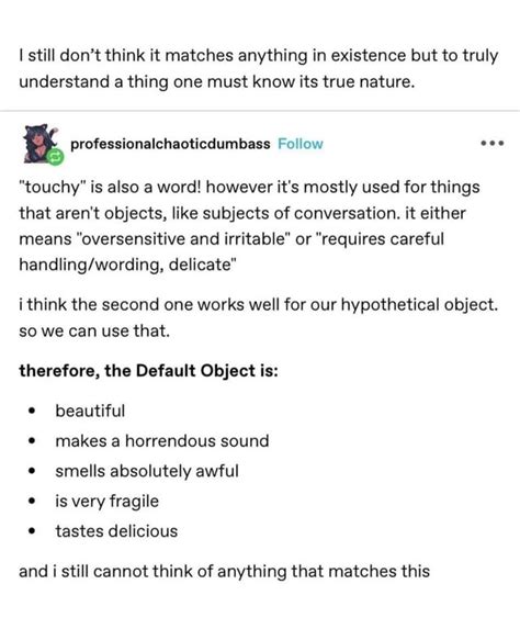 The True Default Object Rcuratedtumblr