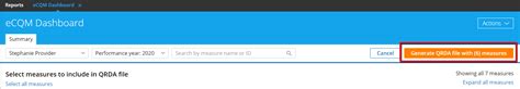 How Do I Generate A Qrda Iii Qrda 3 File For Group Ecqm Results