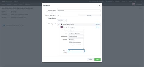 Slack App Alert Integration Splunkbase