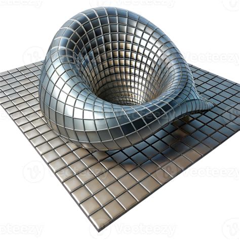 Impressive Vintage A Field Of Distorted Grids Warping And Bending In Three Dimensional Space