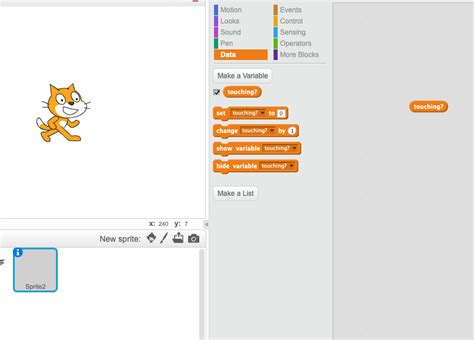 Sprite A Is Touching Sprite B Block Discuss Scratch
